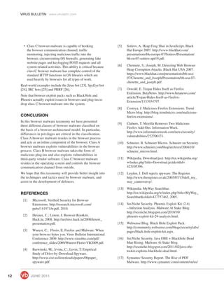 Browser Malware Taxonomy PDF Browsers Computer Software And Applications