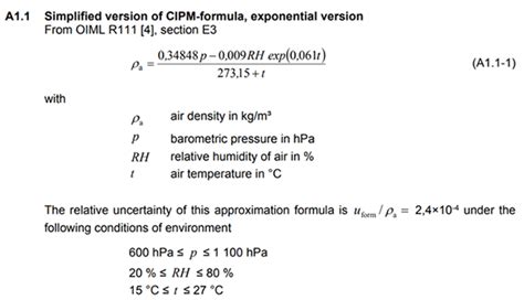 How To Calculate Air Buoyancy Correction With Examples Isobudgets
