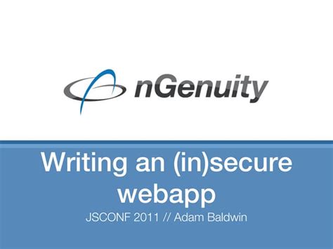 Writing An Insecure Webapp In 3 Easy Steps Key Web Design And