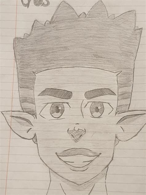 A Drawing Of Gus From Toh R Teenagersdrawingstuff