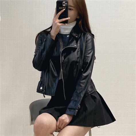 한정수량 미친가격 간절기 슬림핏 베이직 라이더 자켓 여성점퍼 레더자켓 에이블리