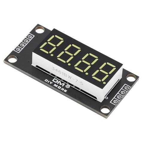 Módulo De Pantalla Led Tm1637 Módulo De Reloj De 4 Dígitos Módulo Led