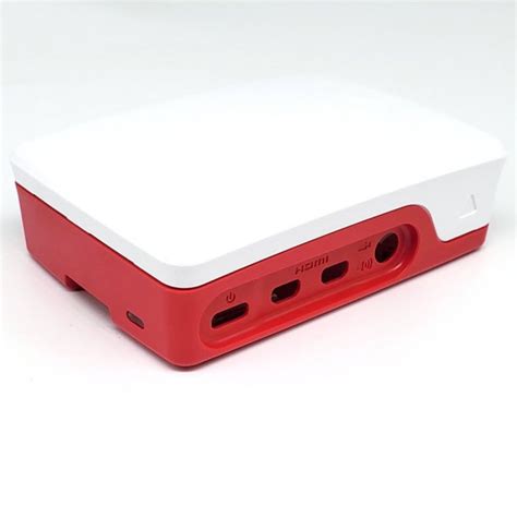 Raspberry Pi 4 Case Red And White