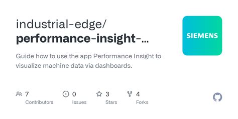 Github Industrial Edgeperformance Insight Getting Started Guide How To Use The App