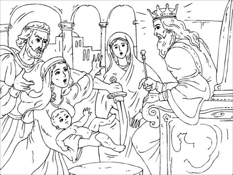 Imagenes Cristianas Para Colorear Dibujos Para Colorear De Salomon