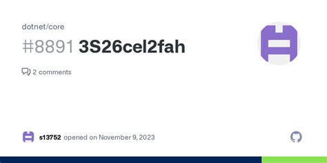 3s26cel2fah · Issue 8891 · Dotnetcore · Github