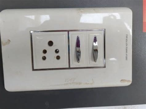 6A Polycarbonate White Electric Socket Switch Board At Rs 170 In Madurai