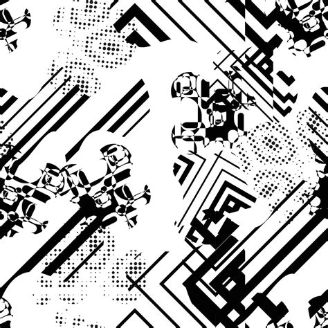 Modern Abstract Seamless Pattern With Uneven Round Stains Spots