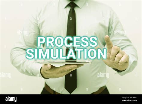 Writing Displaying Text Process Simulation Business Idea Technical