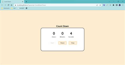Github D Ankitatypescript Countdowntimer A Starter App In