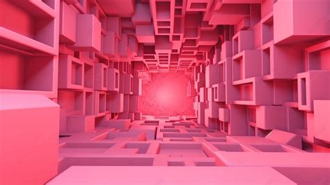 분홍색 색조의 기하학적 추상 모양 웹 사이트 배너 및 명함에 이상적인 3d 렌더링 Ppt 배경 원 레이아웃 기하학적 레이아웃 배경 일러스트 및 사진 무료 다운로드