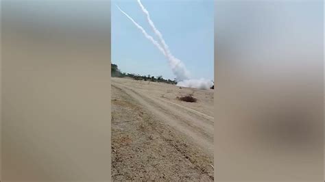 အနောက်မြောက်တိုင်းစစ်ဌာနချုပ်ကို ကာကွယ်ရေးပူးပေါင်းတပ်ဖွဲ့ ရော့ကက်များဖြင့် ပစ်ခတ်တိုက်ခိုက