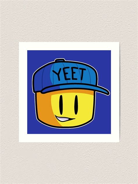 Yeet Nob NUB Hand Drawn Noob Meme Funny Internet Saying Kid Gamer Gift Art Print For Sale By