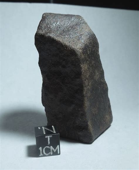 Meteorite Unclassified Stony Chondrite From The Sahara Angular Fragment With An Obelisk Shape