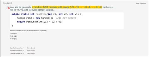 Solved You Are To Generate A Random ODD Number With Range Chegg Com