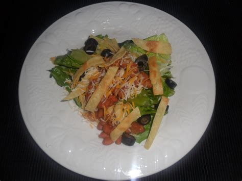 Taco Salad Haystack Recipe At Michelle Mowery Blog