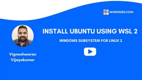 video tutor install latest ubuntu using wsl 2 on windows 11