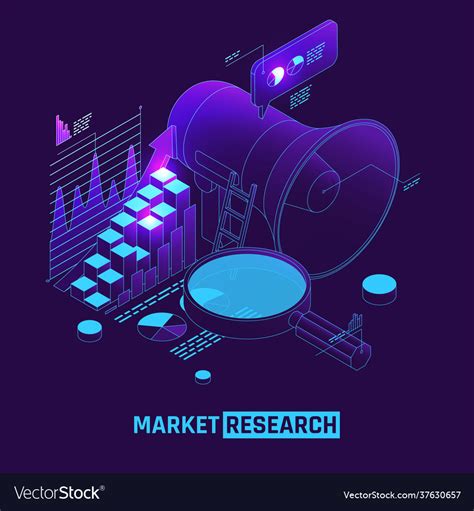 Digital Twin Technology Isometric Composition Vector Image
