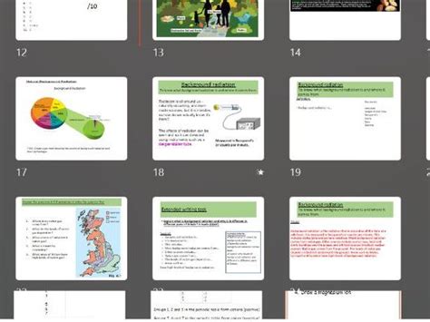 Background Radiation Teaching Resources