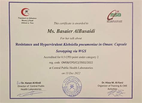 Basaier Al Busaidi On Linkedin I Was Humbled To Be Invited By Dr Hissa Al Farsi To Present My