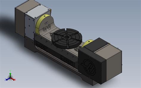 TR160 是一款双轴耳轴转台 SOLIDWORKS 2019 模型图纸下载 懒石网