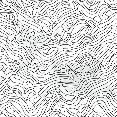 Premium Ai Image Vector Topographic Contour Lines Map Seamless Pattern
