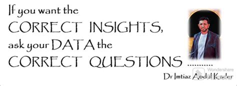 Dr Imtiaz Abdul Kader On Linkedin In The World Of Data Thought