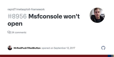 Msfconsole Wont Open · Issue 8956 · Rapid7metasploit Framework · Github
