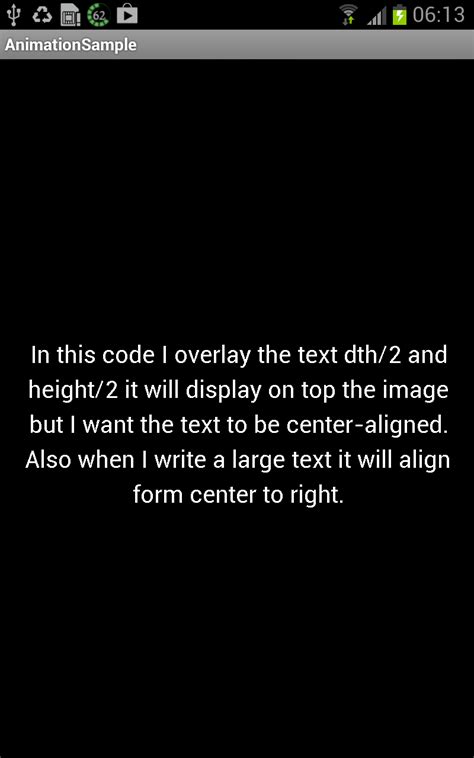 Java How To Overlay Image With Multiline Texttext Will Be In Center