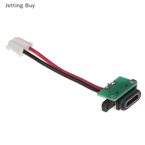 Jettingbuybuy Mikro USB Soket Port Konektor Perempuan Dengan Lubang Sekrup Dok Pengisi Daya