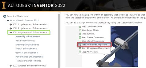 Solved All Invisible Components Missing From Selection Drop Down Autodesk Community