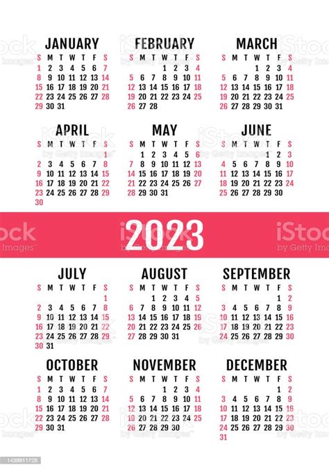 달력 디자인 2023 년 영어 수직 벡터 벽 또는 포켓 캘린더 템플릿 0명에 대한 스톡 벡터 아트 및 기타 이미지 0명 10월 11월 Istock