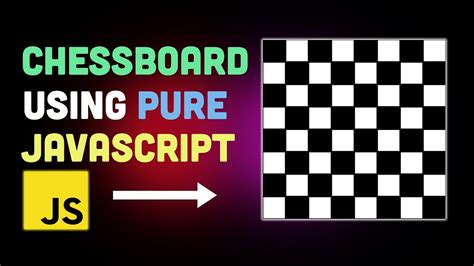 How To Create A Chessboardcheckerboard Pattern Using Pure Javascript Interview Question Youtube