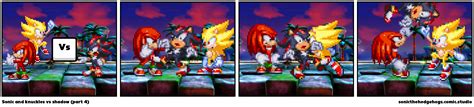 Sonic And Knuckles Vs Shadow Part 4 Comic Studio