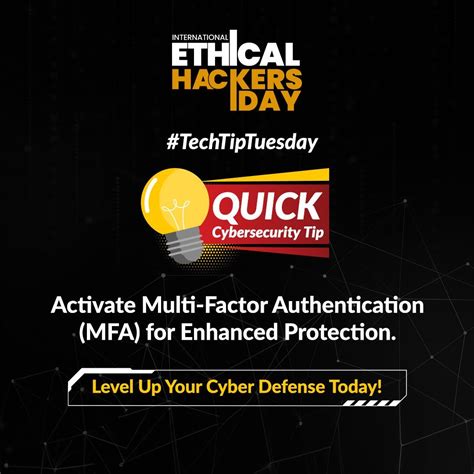 International Ethical Hackers Day On Linkedin Todays Cybersecurity Tip🛡️ Adding An Extra
