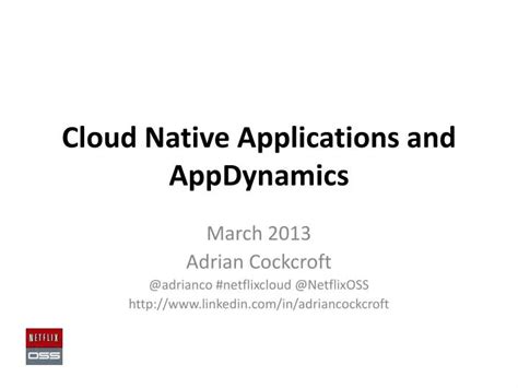 Ppt Cloud Native Applications And Appdynamics Powerpoint Presentation Id 1690848