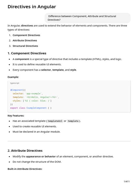Directives In Angular Pdf Constructor Object Oriented Programming Programming
