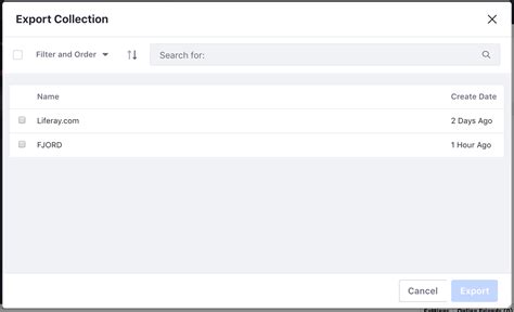 Exporting And Importing Fragments Liferay Help Center