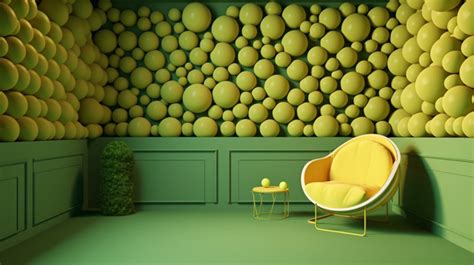 3d로 렌더링된 노란색 녹색 종이 원이 있는 생동감 넘치는 테니스 테마 룸 3d 스튜디오 디스플레이 배경 플랫폼 배경 배경 일러스트 및 사진 무료 다운로드 Pngtree