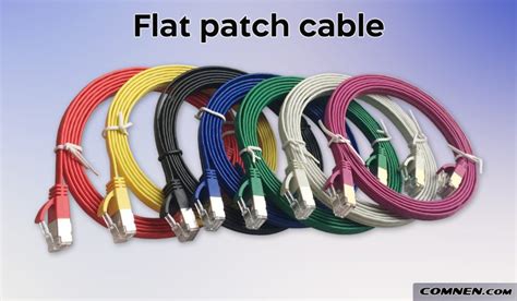 Cat8 Cat7 Cat6a Cat6 Cat5e Flat Ethernet Network Patch Cable