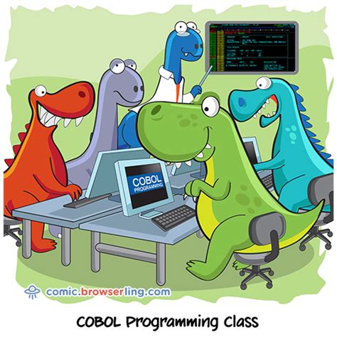 Dinosaurs Programmer Cartoons Jokes And Comics