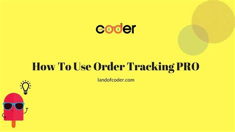 How To Use Order Tracking Pro Fast Landofcoder Tutorials Youtube
