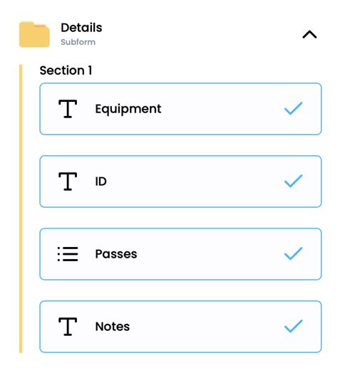 Report Builder Templates Subforms Fastfield Mobile Forms Help Center