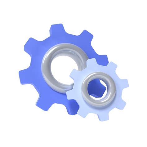 Premium Psd Setting 3d Vector Icon Illustration Asset