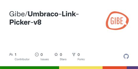 GitHub Gibe Umbraco Link Picker V8