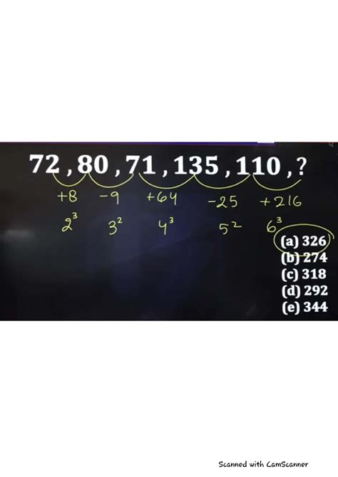 Solution Missing Number Series 2 Studypool