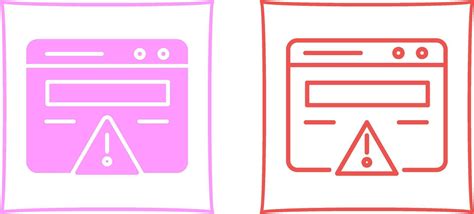 Web Error Vector Icon Vector Art At Vecteezy