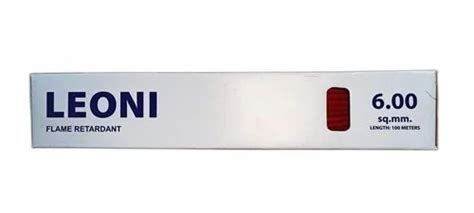 6sqmm Red Leoni Fr Wire At Rs 700roll Leoni House Wire In Gurugram