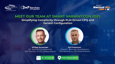 Itc Meet Our Team At Smart Variantcon 2025 In Berlin On June 2324 Join Us As We Showcase