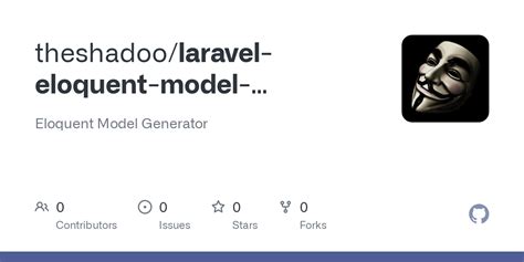 Github Theshadoolaravel Eloquent Model Generator Eloquent Model Generator